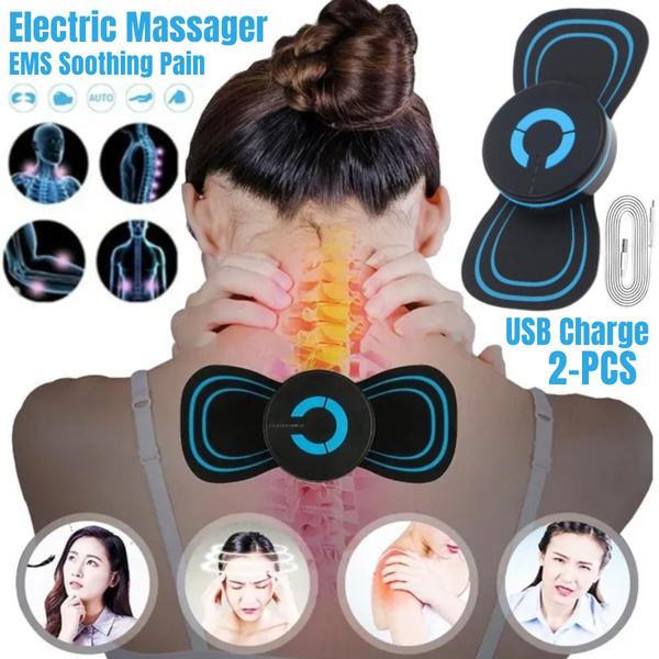 2/1Pcs EMS Microcurrent Mini Massage Device, Bioelectric Acupoints ...