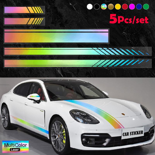 5 Pack Racing Car Side Body Side Skirt Waistline Covering Scratch ...