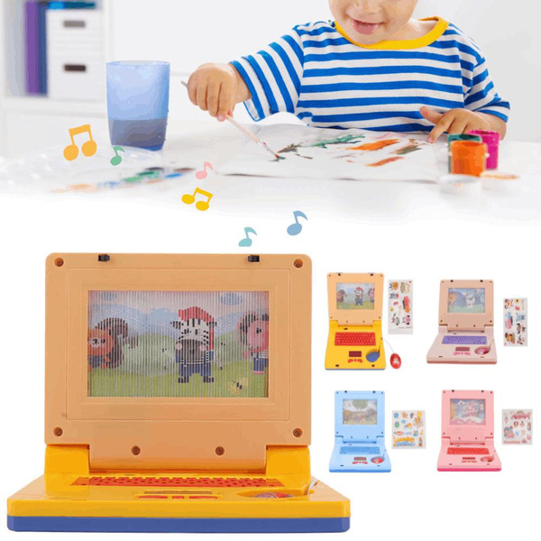 Educational Laptop English, Toddler Girl Toys, LED Music Cognitive ...