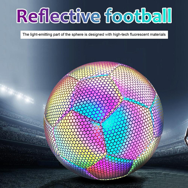 Soccer Ball Luminous Night Reflective Football Glow in the Dark ...