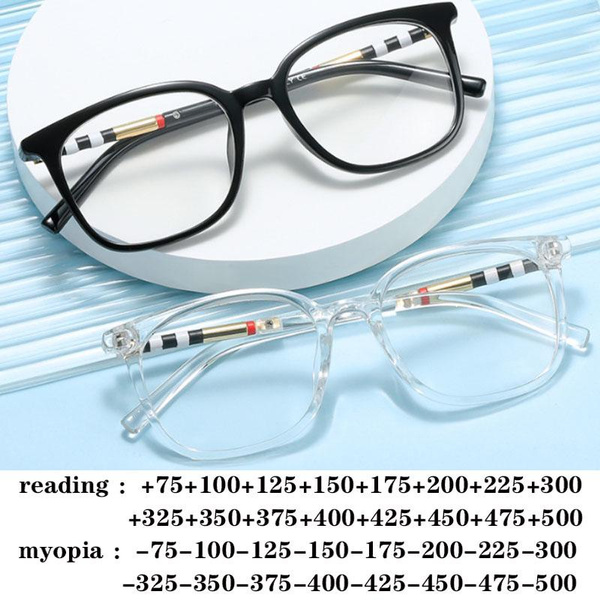 Square Prescription Glasses Myopia Glasses Men Women Reading Glasses ...