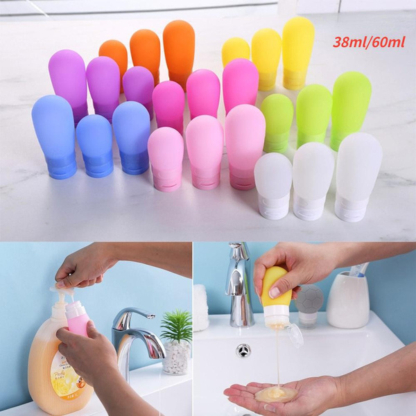 38ml 60ml Empty Silicone Portable Travel Packing Press Bottle for ...