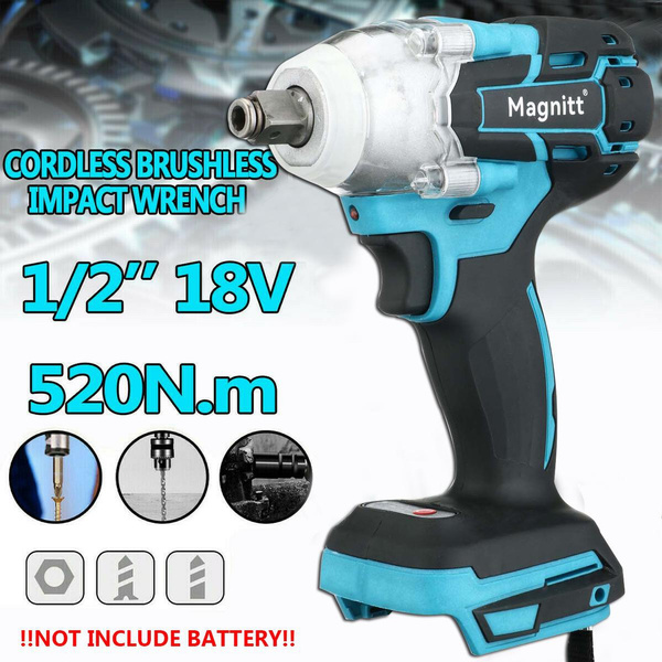 Electric Impact Wrench Brushless Cordless Electric Wrench 1/2 inch ...