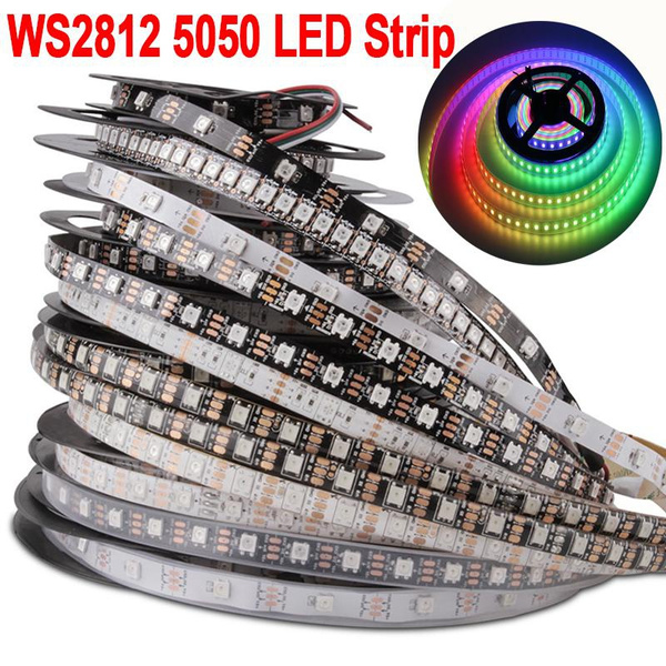 0.1m/0.5m/1m/2m/5m DC5V WS2812B Individually Addressable 5050 RGB Led ...