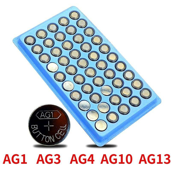 New 50/ 100pcs Button Batteries button cell AG1 364 LR621W SR621 AG3 ...