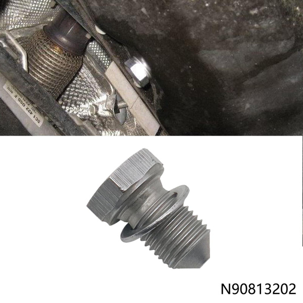 Engine Screw Bolt Oil Drain Sump Plug Washer N90813202 For Audi A3 A4 ...