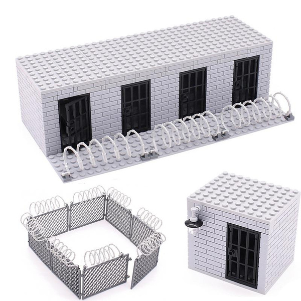 City Block Prison Cells Architecture Construction Assembly Building ...