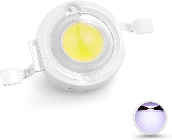 Chanzon 10 pcs High Power Led Chip 3W Cool White (10000-15000K / 600mA-700mA / DC 3V-3.4V / 3 ...