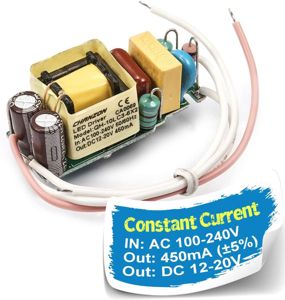 Chanzon LED Driver 450mA (Constant Current Output) 12V-20V (Input 100 ...