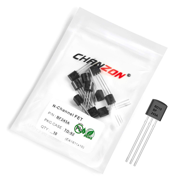 Chanzon 10pcs BF245A TO-92 Field Effect Transistor FET 10mA | Wish