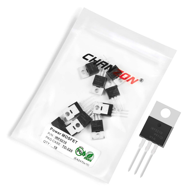 Chanzon 10pcs IRF5210 TO-220 Power Sic MOSFET -40A Transistor | Wish
