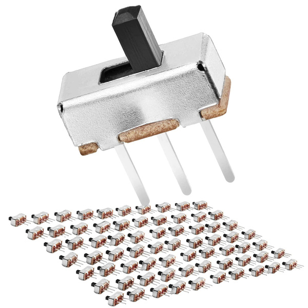 Chanzon SPDT Mini Micro Slide Switch 1p2t 2 Position 70pcs 3mm Toggle ...
