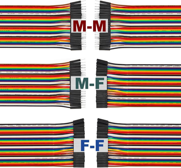 Chanzon 120 pin 10cm 20cm 30cm Long Header Jumper Wire Dupont Cable ...