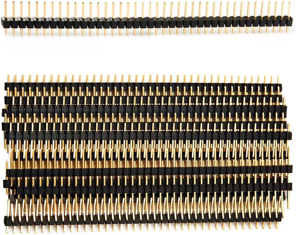 Chanzon Pin Header Strip for Arduino Gpio 40 pin x 10pcs Male Headers ...