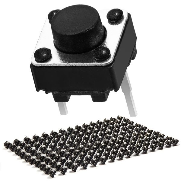Chanzon Tactile Tact Push Button Switch 6x6x5mm Micro Momentary Tact ... Chanzon Tactile Tact Push Button Switch 6x6x5mm Micro Momentary Tact ...