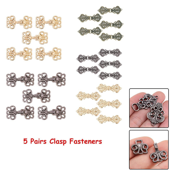 5 Pairs Swirl Cape Cloak Clasp Fasteners Sew On Hooks Cardigan Clip | Wish