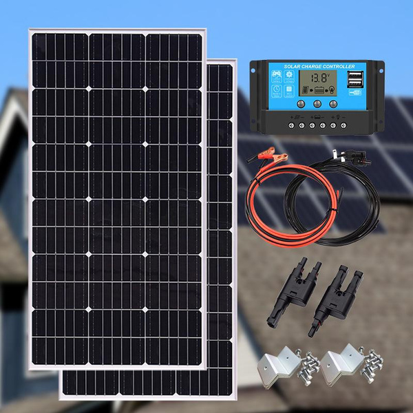 300 WATT SOLAR SYSTEM KIT 2 PCS 150 WATT IP67 WATERPROOF ...