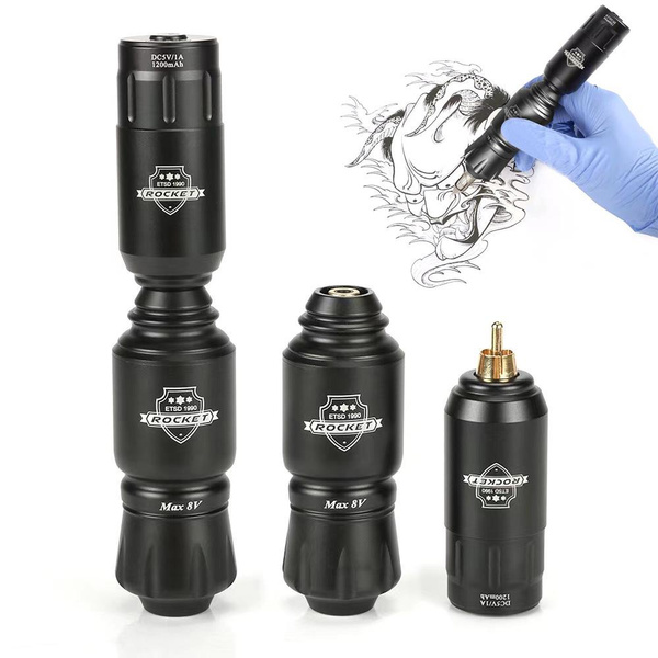 Professional Mini Rocket Tattoo Pen Cartridge Machine Rotary Tattoo Gun ...