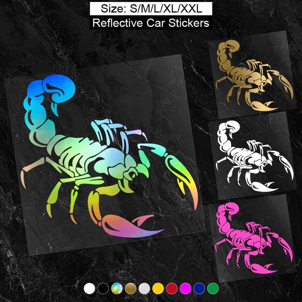 1PC Fashion Scorpion Car Stickers Personalized Car Stickers Cover ...