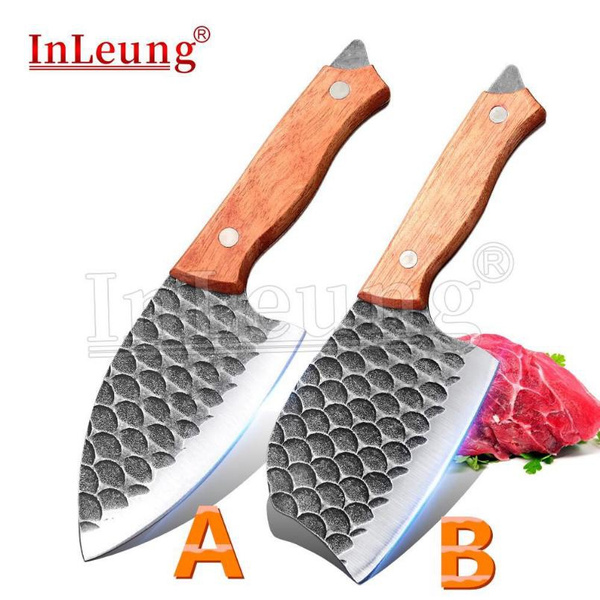 Handmade Forged Boning Knife Camping Serbian Chef Knife Fish Knife ...
