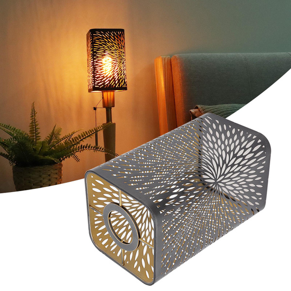 Wrought Iron Hollow Design Modern Style Detachable Table Lamp Shade | Wish