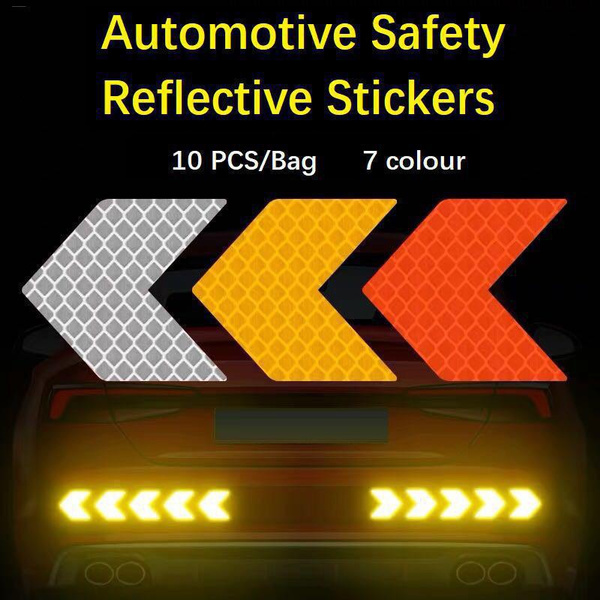 10PCS/pack and 20PCS/pack Car Reflective Stickers Scratch Blocking ...