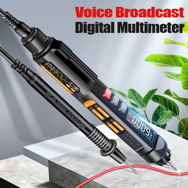 Large Screen Digital Multimeter Pen 6000 Counts Universal Meter ...