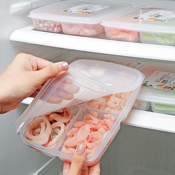 Plastic Kitchen Refrigerator Storage Box Food Container Transparent ...