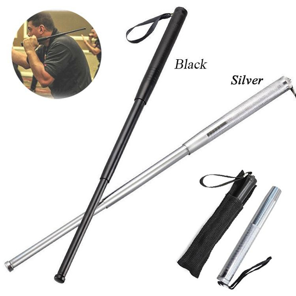 Three-section Stick Swing Stick Self-defense Telescopic Stick Martial ...