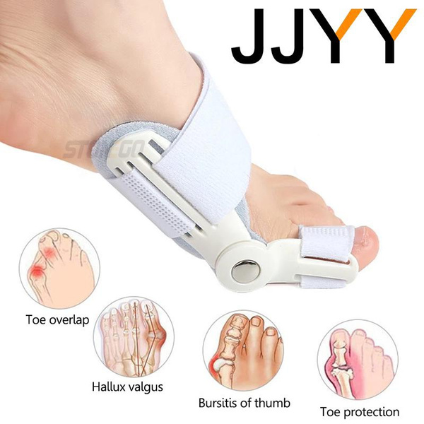 JJYY 1PC/2Pcs Big Bone Toe Bunion Splint Toe Straightener Corrector ...