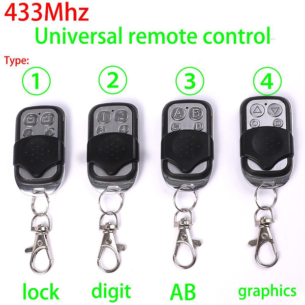 Smart copier, 433MHz remote control, 4 buttons, electric garage door ...