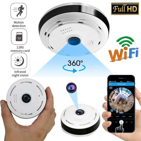 Wifi Smart HD 1080P/720P(Option to Buy Resolution) Smoke Detector ...