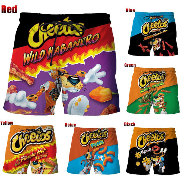 New Summer Fashion Cheetos Food 3D Printed Men's Shorts Unisex Casual ...