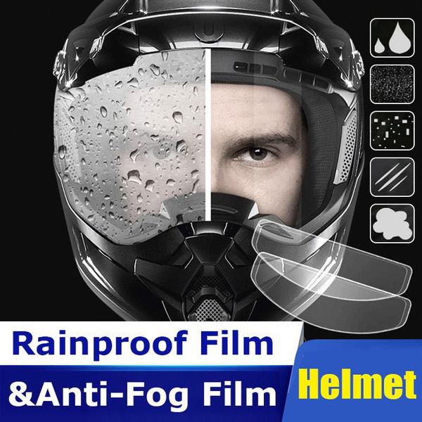 Universal Motorcycle Helmet Anti-fog Rainproof Nano Coating Sticker ...