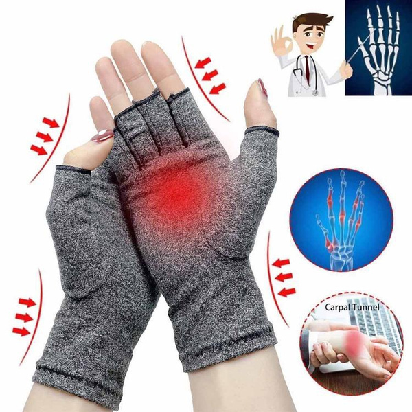1 Pairs Arthritis Gloves Touch Screen Gloves Anti Arthritis Therapy ...