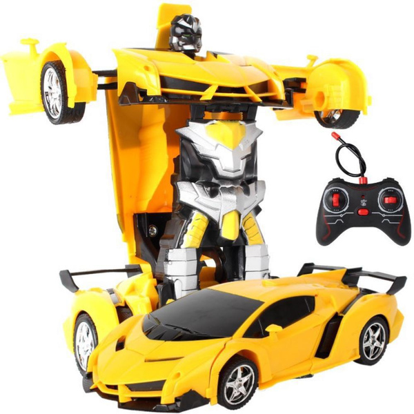 Remote Control Car, Transform Robot RC Car with One-Button Transforming ...