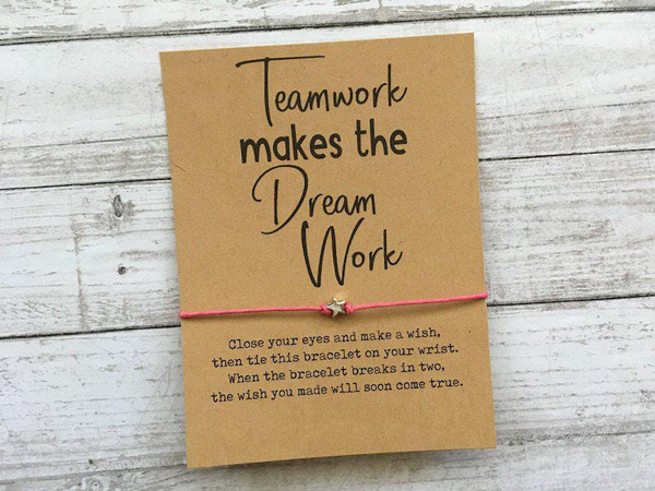 Teamwork Makes the Dream Work, Team Gift, Gift for Team, Employee ...