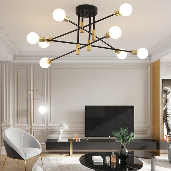 8 Light Ceiling Light Modern E27 Chandelier Lighting For Home | Wish