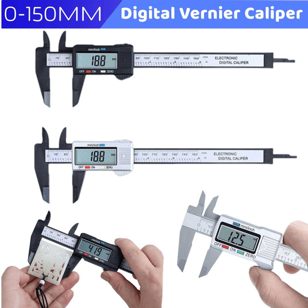Electronic Digital Display Vernier Caliper, 0-150MM Large LCD Screen ...