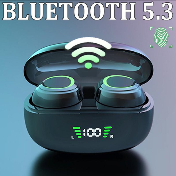 True Wireless Bluetooth 5.3 Earphones Mini In-ear Touch Control Earbuds ...