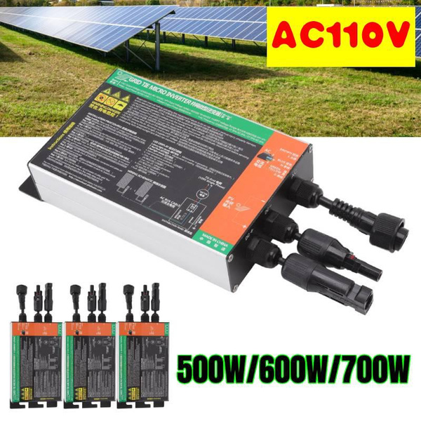 500W/600W/700W Micro Inverter, Solar Micro Inverter Aluminium Alloy DC ...