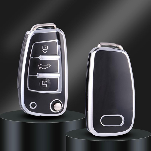 Car Key Case Cover For Audi A1 A3 A6 Q2 Q3 Q7 TT TTS R8 S3 S6 RS3 RS6 3 ...