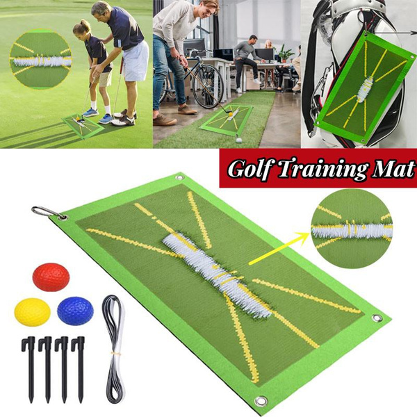 Golf Training Mat for Swing Detection Batting, 2023 New Golf Divot Mat ...