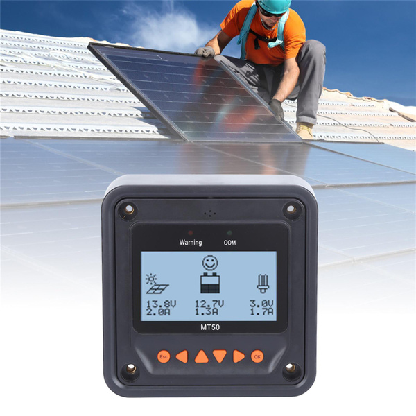 Solar Charge Controller,MT-50 Solar Charging Controller LCD Display ...