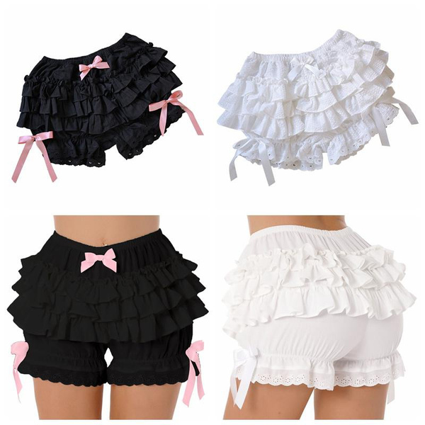 Cosplay Costume Shorts Bloomers Knickers Fancy Dress Costume Pants Lace ...