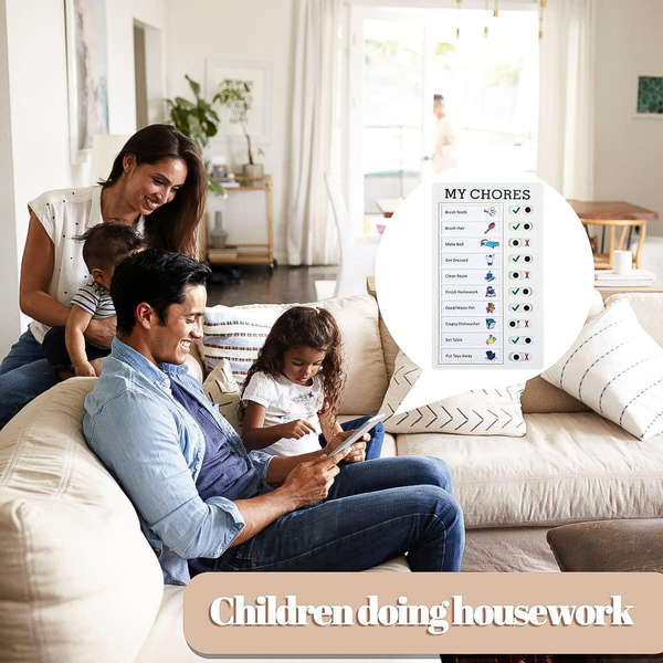 Multi-purpose weekly plan memo Notebook Wall Hanging Checklist Memo Boards Adjustable My Chores ...