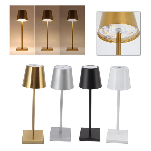LED Touch Lamp Modern Simple Rechargeable High Brightness Dimmable ...