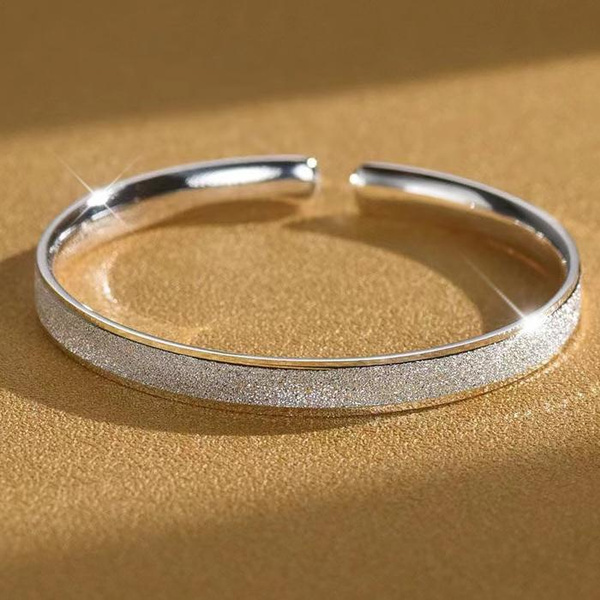 Pretty Women's Sterling Silver Charm Frosted Star River Bracelets ...