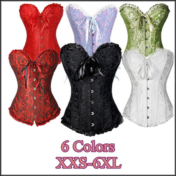 6 Colors Plus Size Strapless Bridal Corsets, Court Corsets | Wish