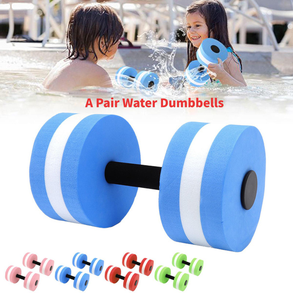 A Pair Water Dumbbells Water Aerobics For Pool Fitness Exercise ...